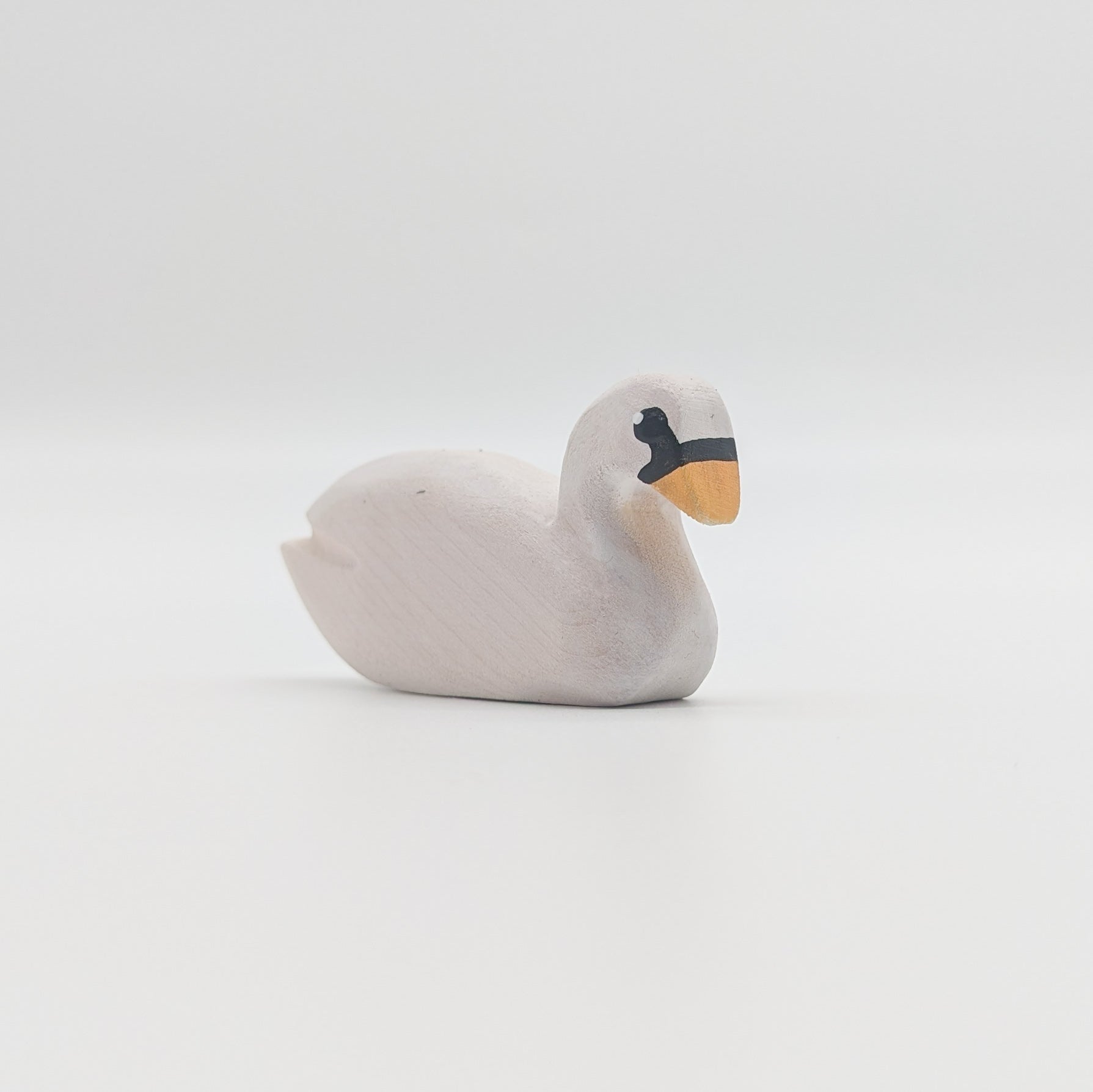White Swan Wooden Toy – NOM Handcrafted
